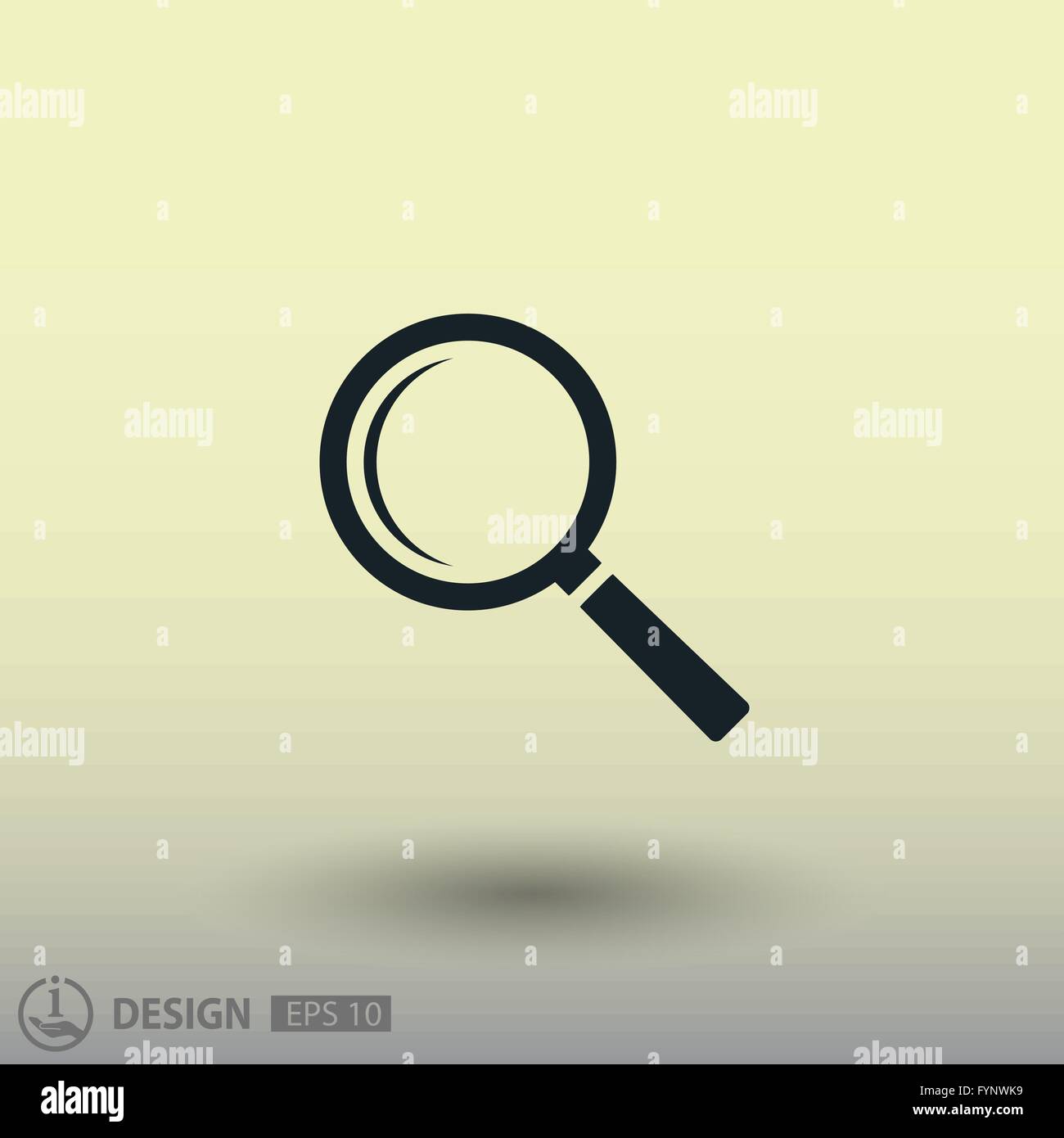 Pictograph of search. Vector concept illustration for design. Eps 10 ...