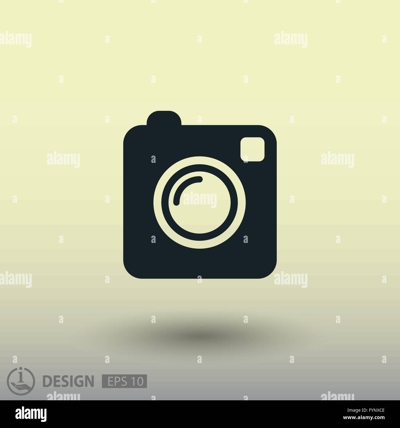 Pictograph of camera. Vector concept illustration for design. Eps 10 ...