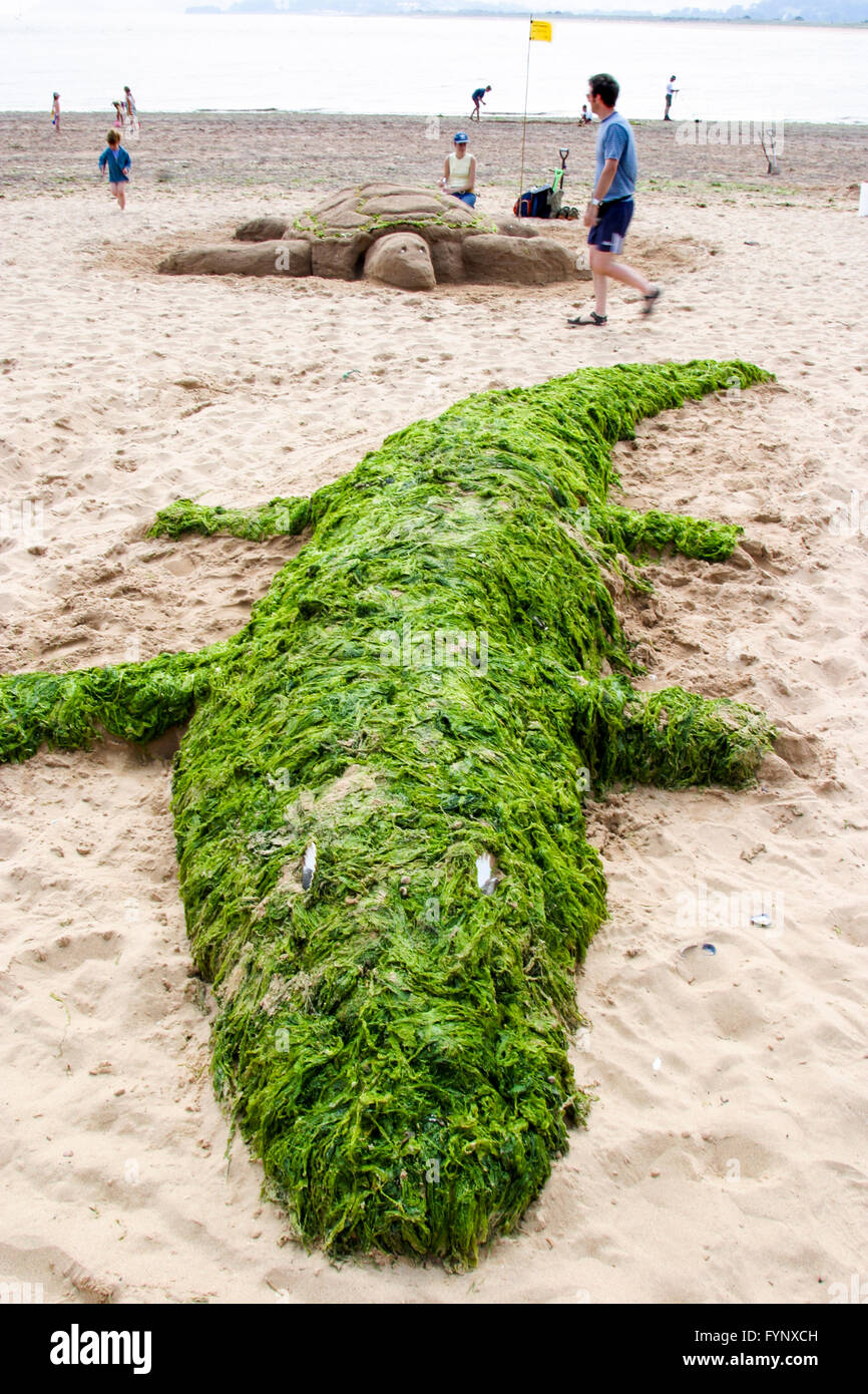 Sand Art Crocodile High Resolution Stock Photography and Images - Alamy