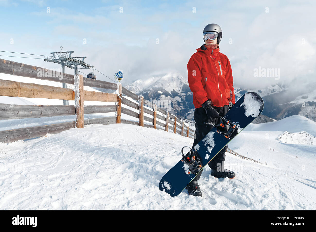 Snowboard rider hi-res stock photography and images - Alamy