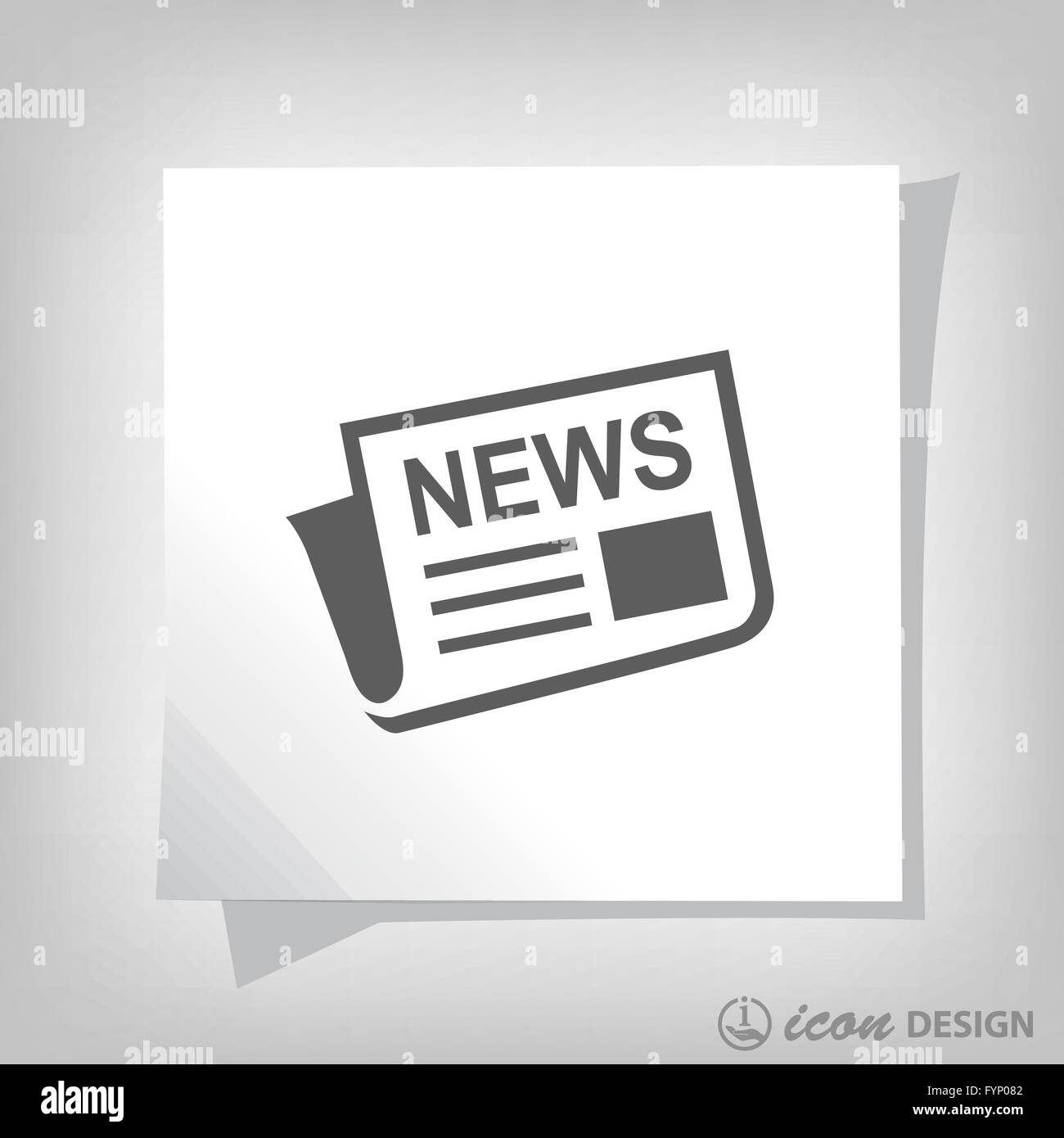 News icon. Vector concept illustration for design. Eps 10 Stock Vector ...