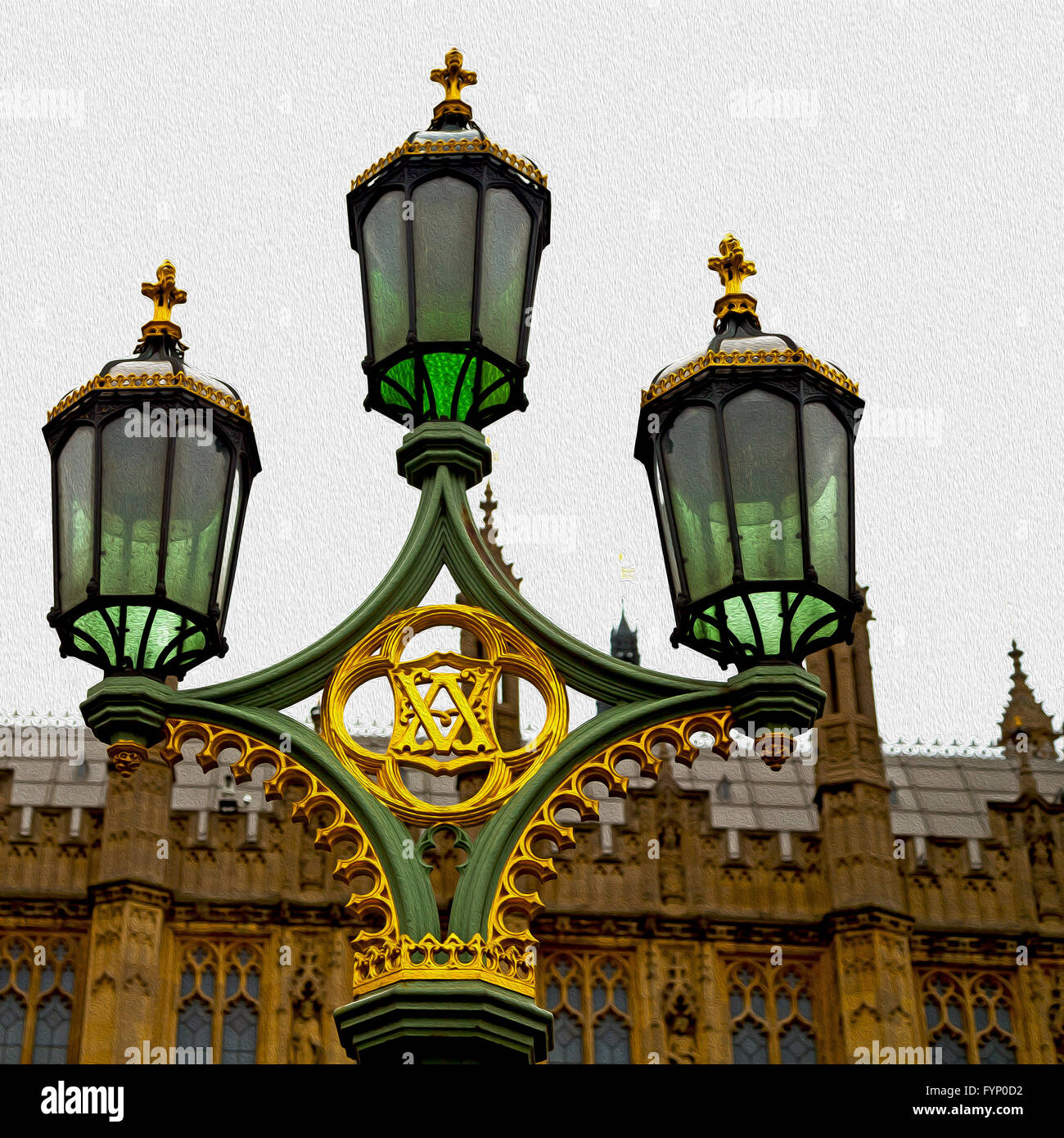 europe in the sky of london lantern illumination Stock Photo - Alamy