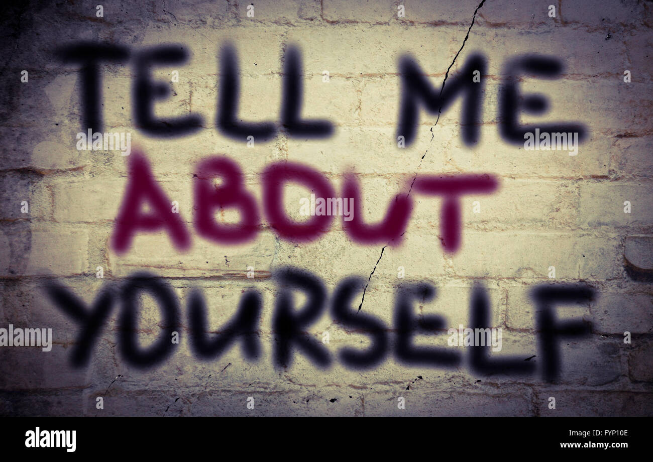 Tell me about yourself hi-res stock photography and images - Alamy