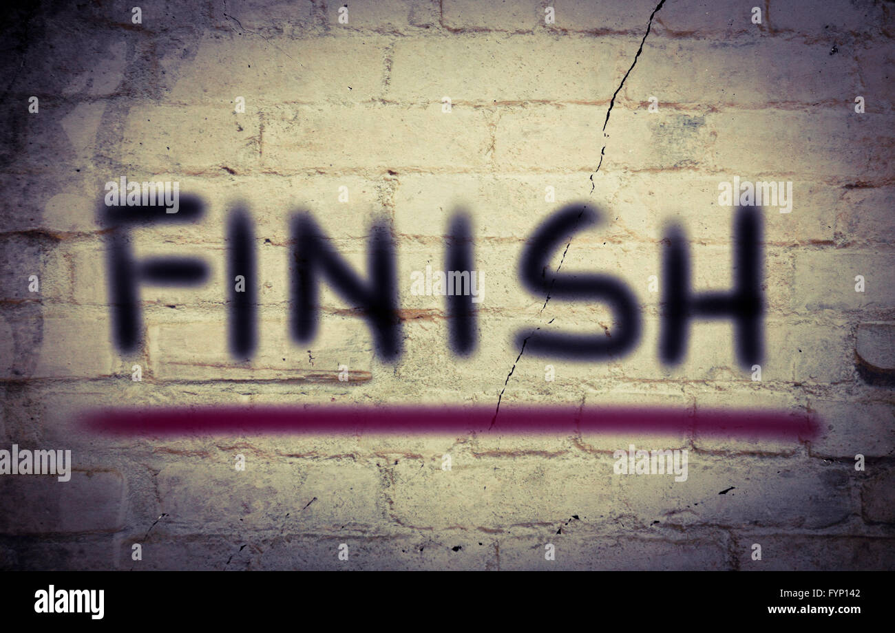 Finish concept hi-res stock photography and images - Alamy