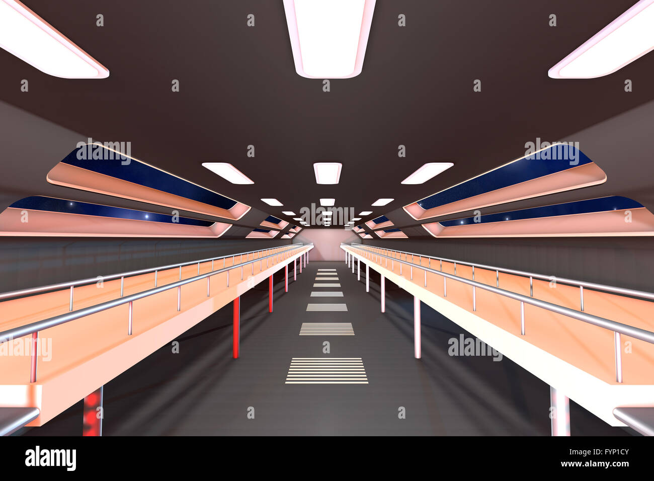 Space station Interior Stock Photo - Alamy