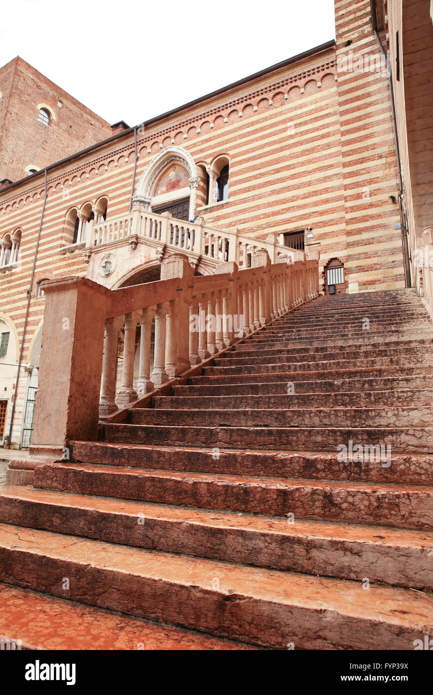 Historic architecture in Verona Stock Photo - Alamy