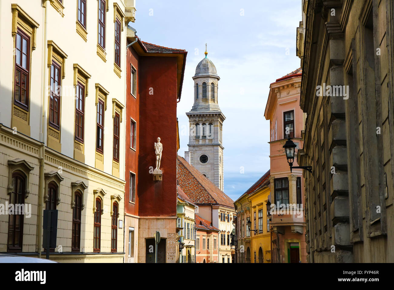 Historic architecture in Sopron Stock Photo - Alamy