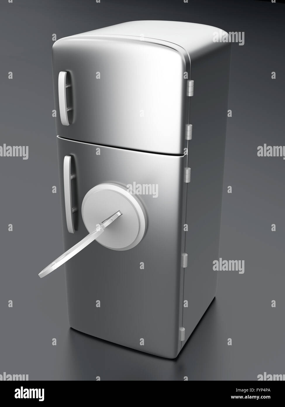 Locked refrigerator hi-res stock photography and images - Alamy