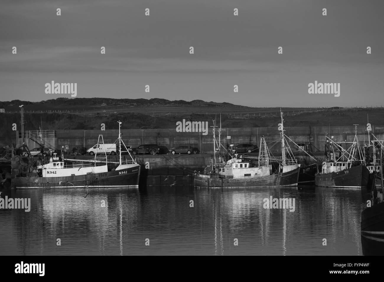 Ardglass fishing Black and White Stock Photos & Images - Alamy