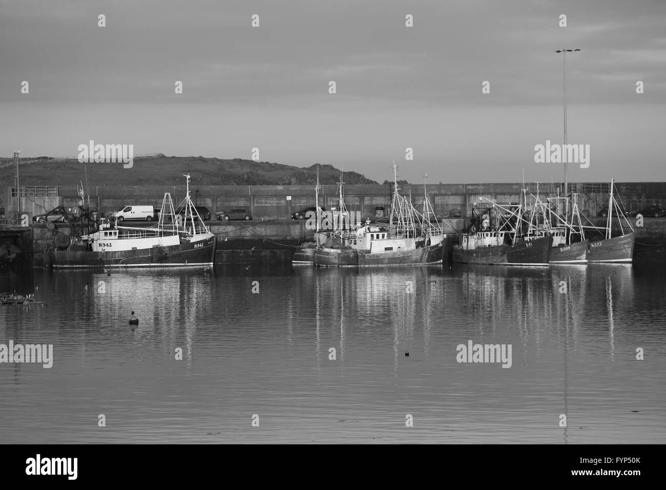 Ardglass fishing Black and White Stock Photos & Images - Alamy