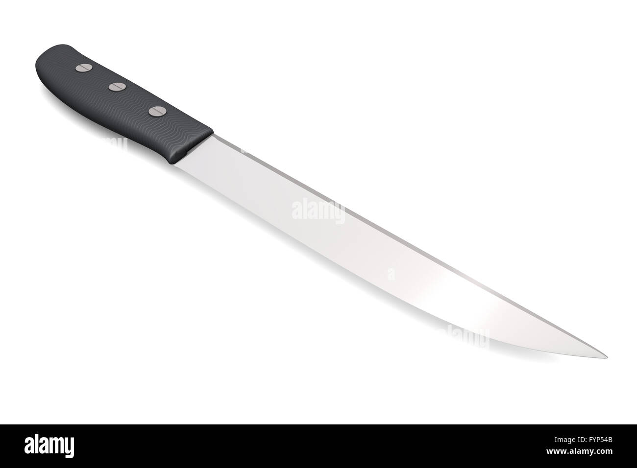 Knife isolated on white Stock Photo - Alamy