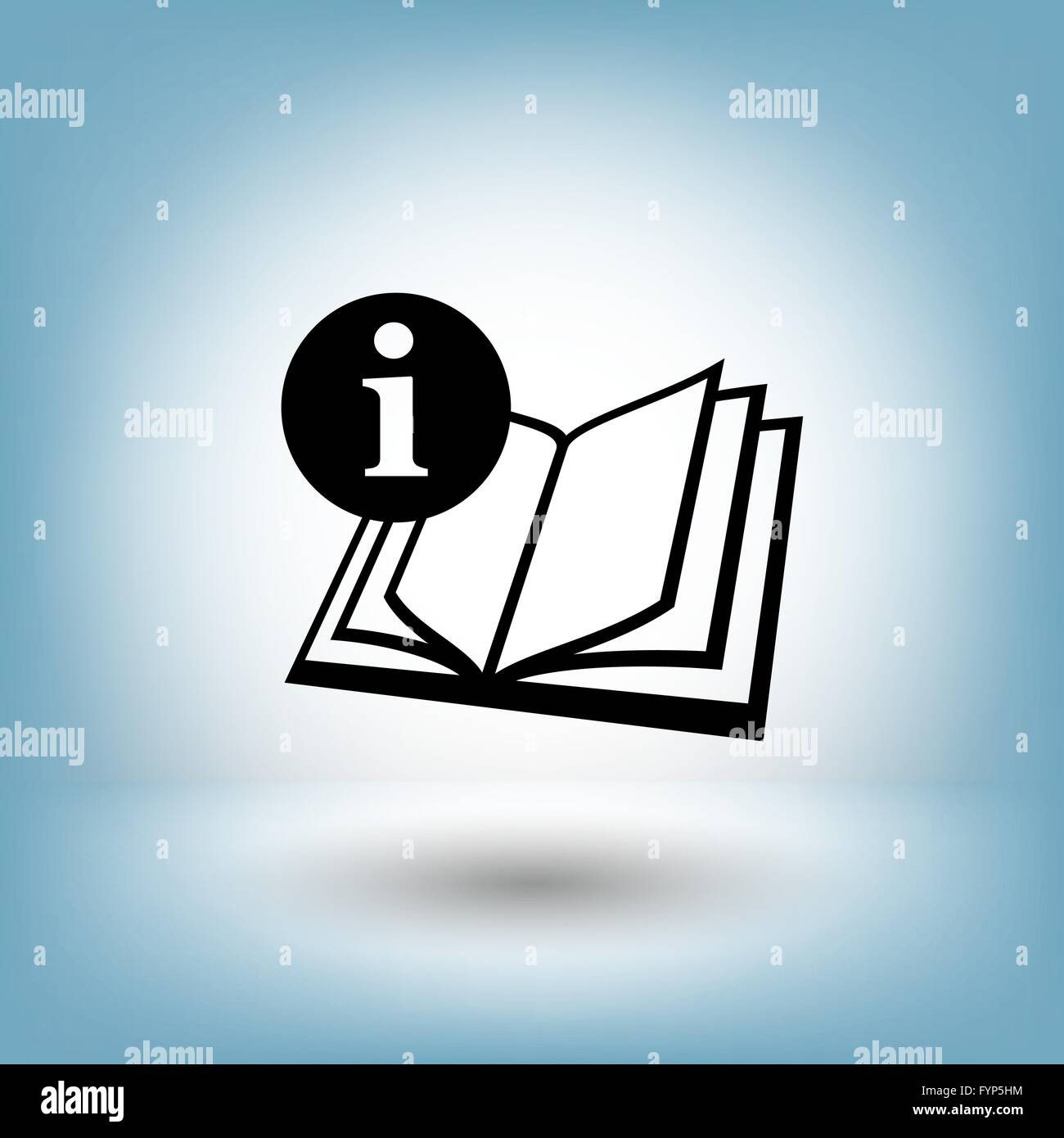 Pictograph of book. Vector concept illustration for design. Eps 10 ...