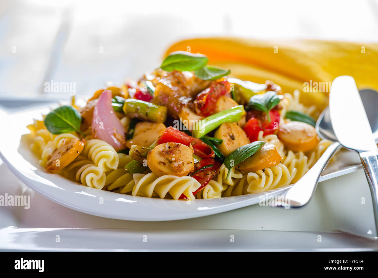 Pasta plate hi-res stock photography and images - Alamy