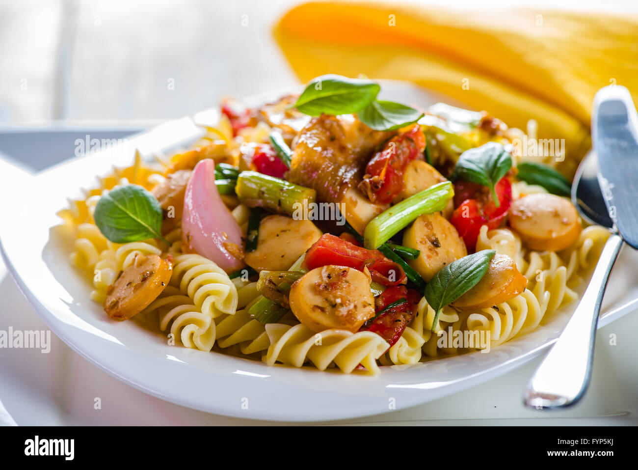 Pasta plate hi-res stock photography and images - Alamy