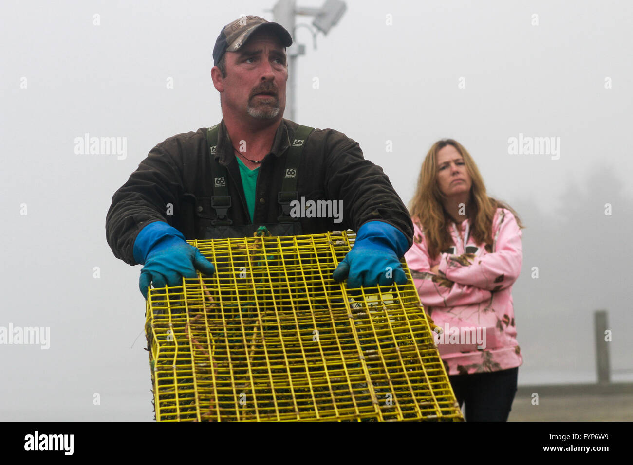 Lobster Fisherman in Atlantic Canada. Englishtown Stock Photo - Alamy