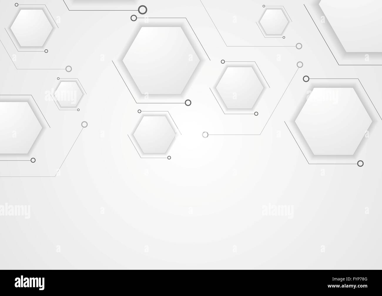 Grey corporate tech drawing design Stock Photo - Alamy