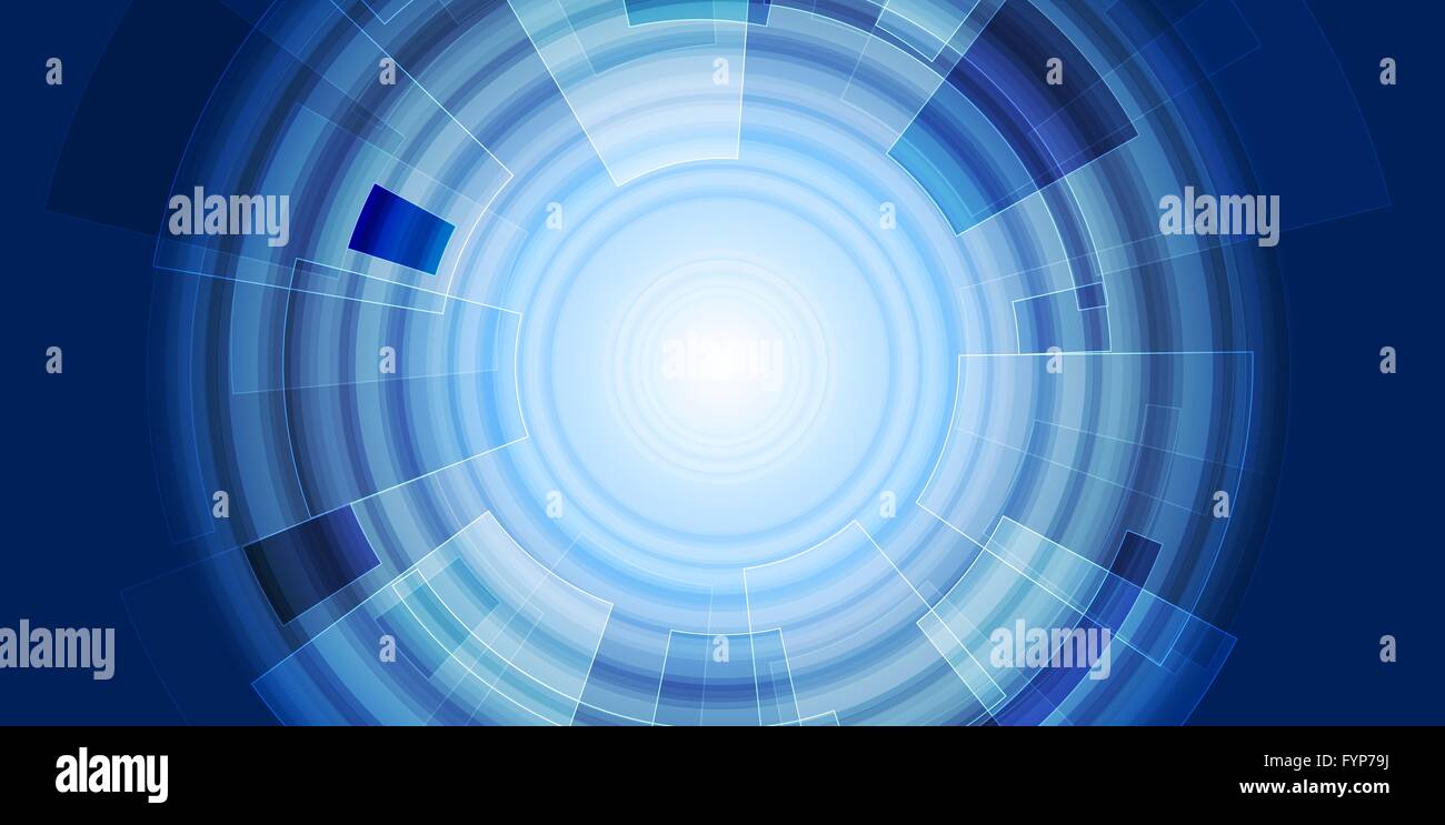 Blue gear abstract tech background Stock Photo - Alamy