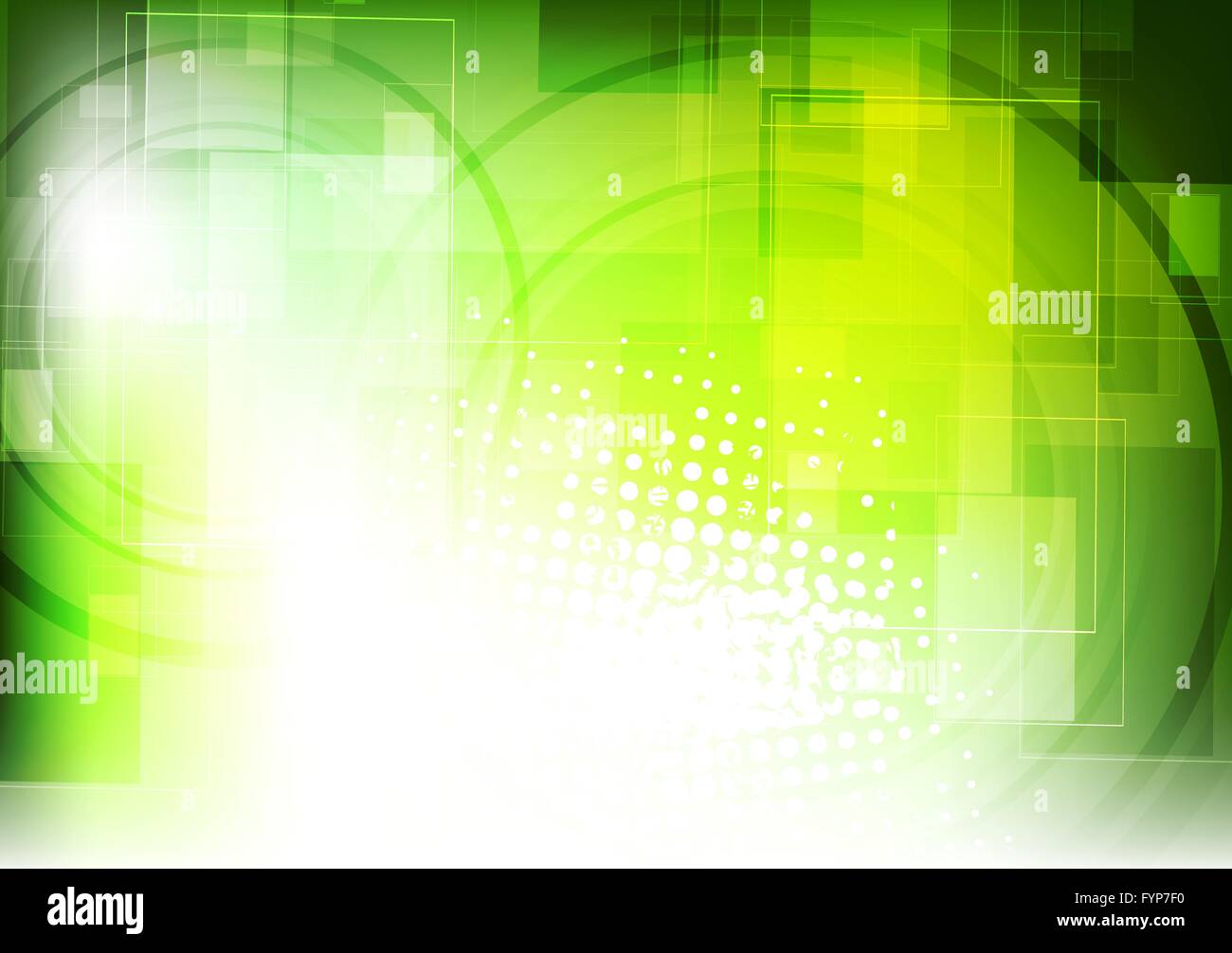Green tech vector geometric background Stock Photo - Alamy