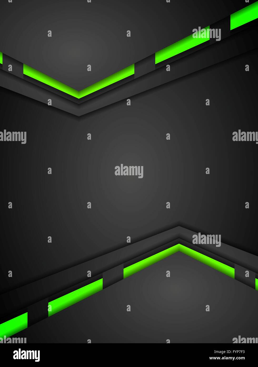 Green and black contrast gradients tech design Stock Photo - Alamy