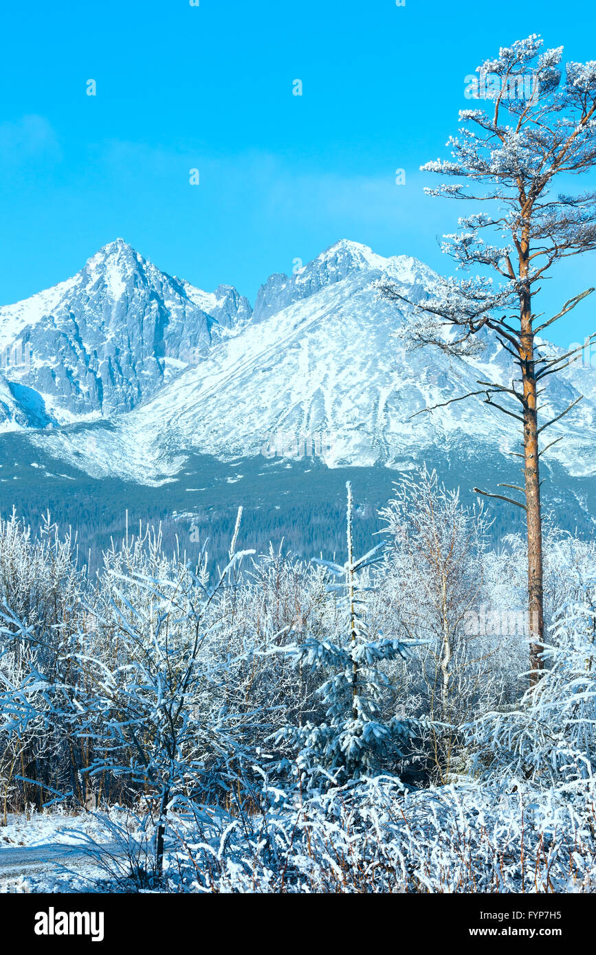 Winter mountain landscape (Poland Stock Photo - Alamy
