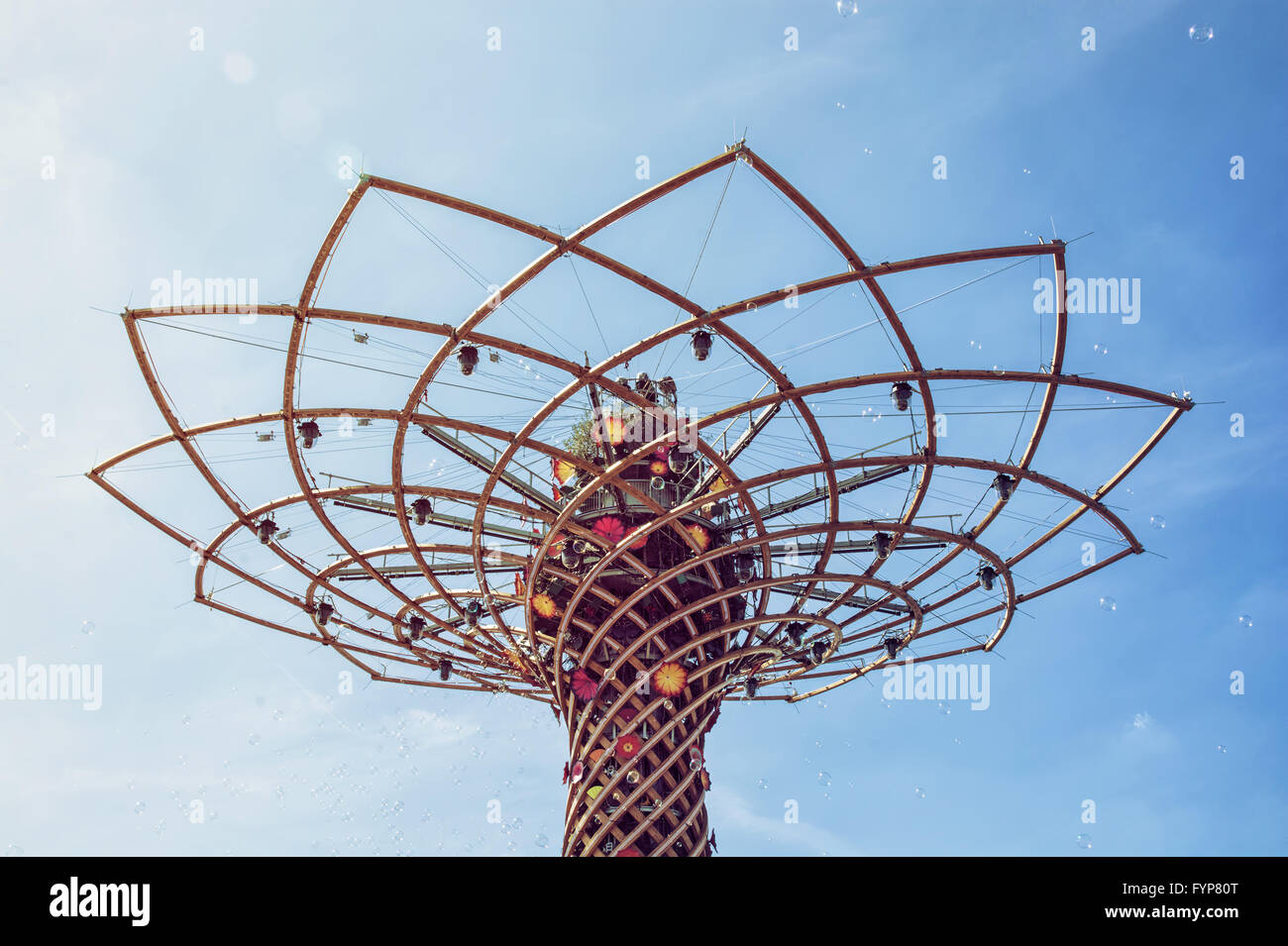 Tree of life at exhibition Expo Milano 2015, Italy. The masterpiece to ...