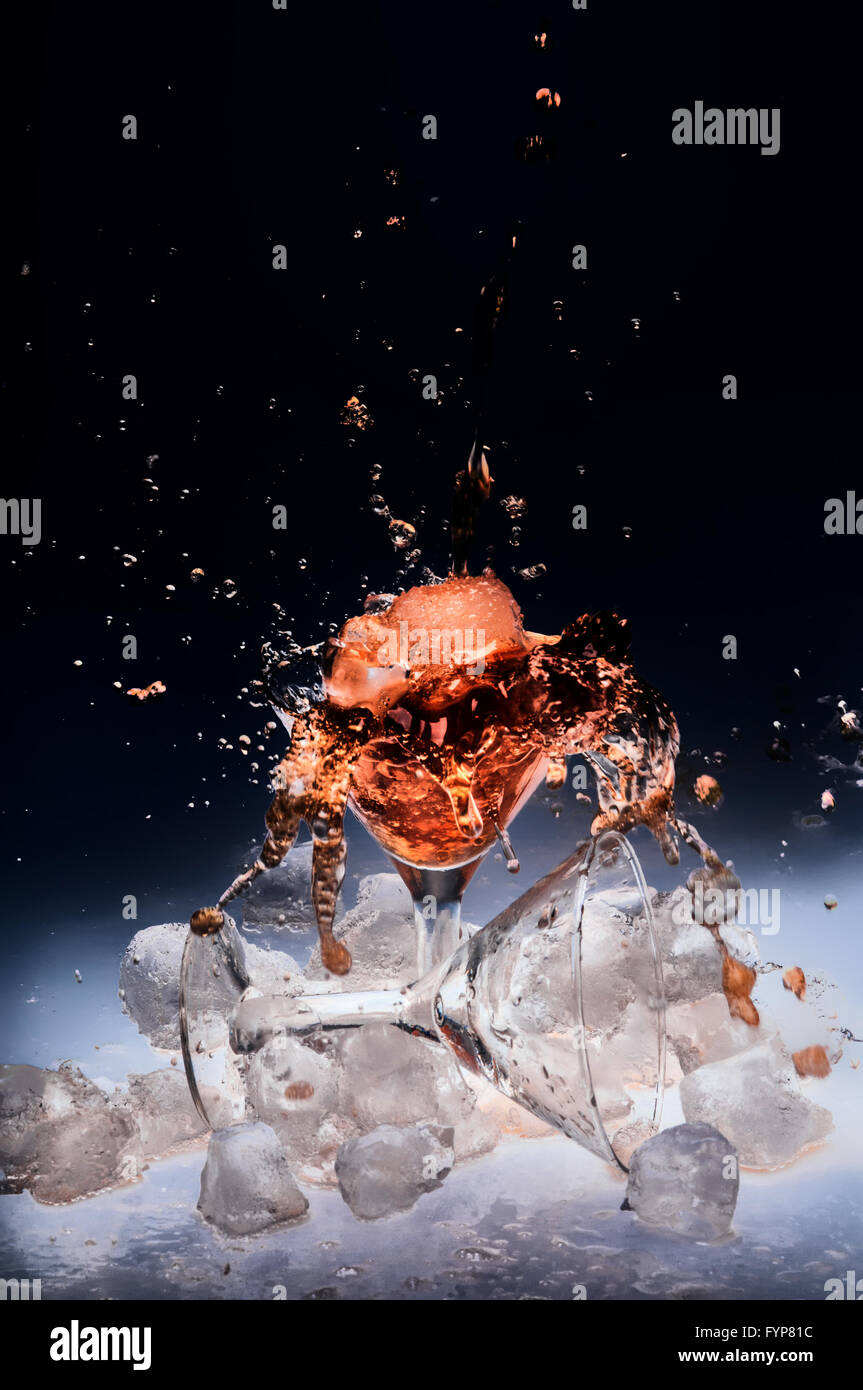 cold splashing water drink Stock Photo - Alamy