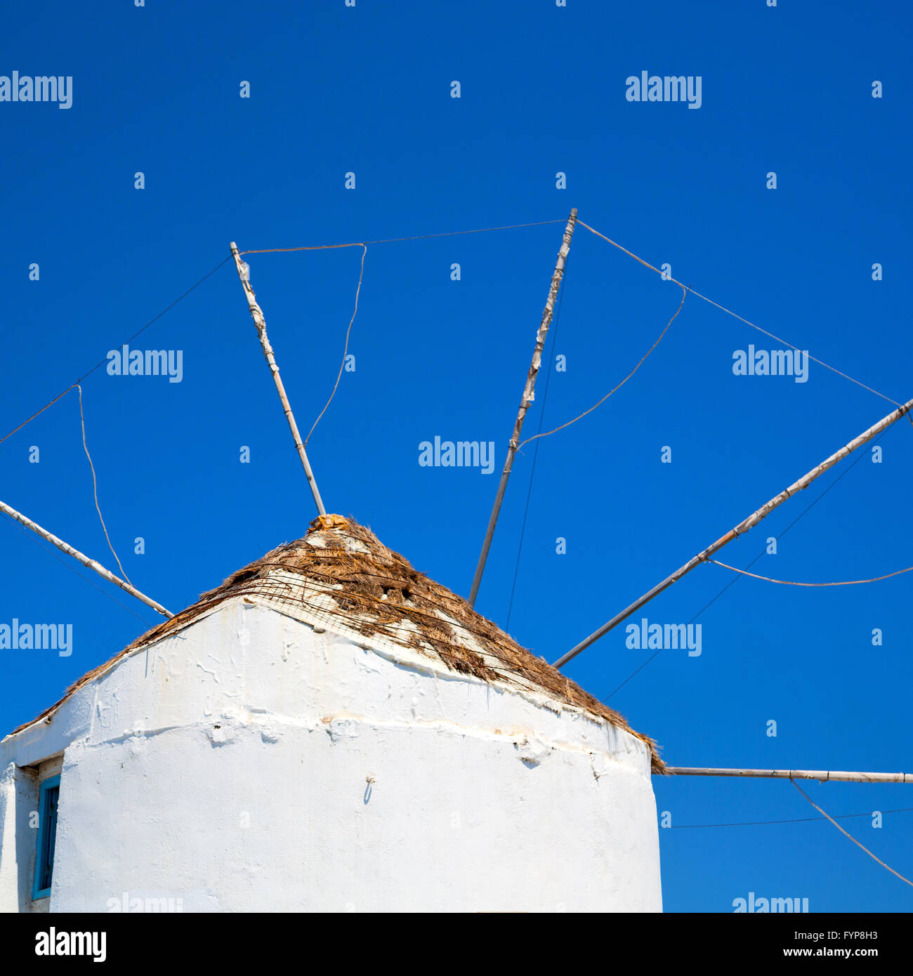 old mill in santorini greece europe and the sky Stock Photo - Alamy