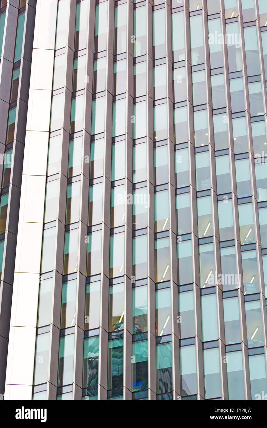 new building in and window Stock Photo - Alamy