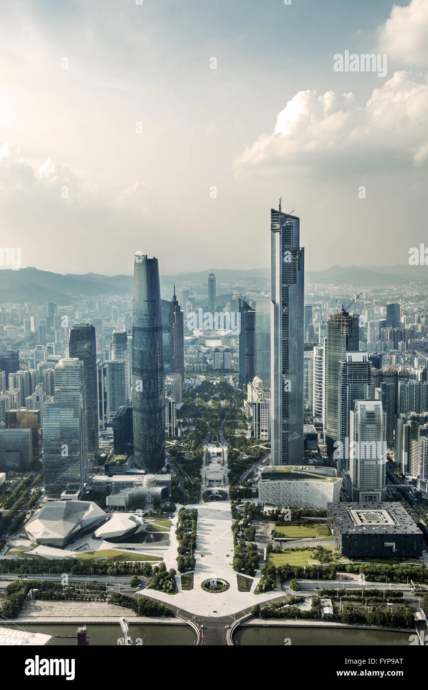 Panorama skyscrapers hi-res stock photography and images - Alamy