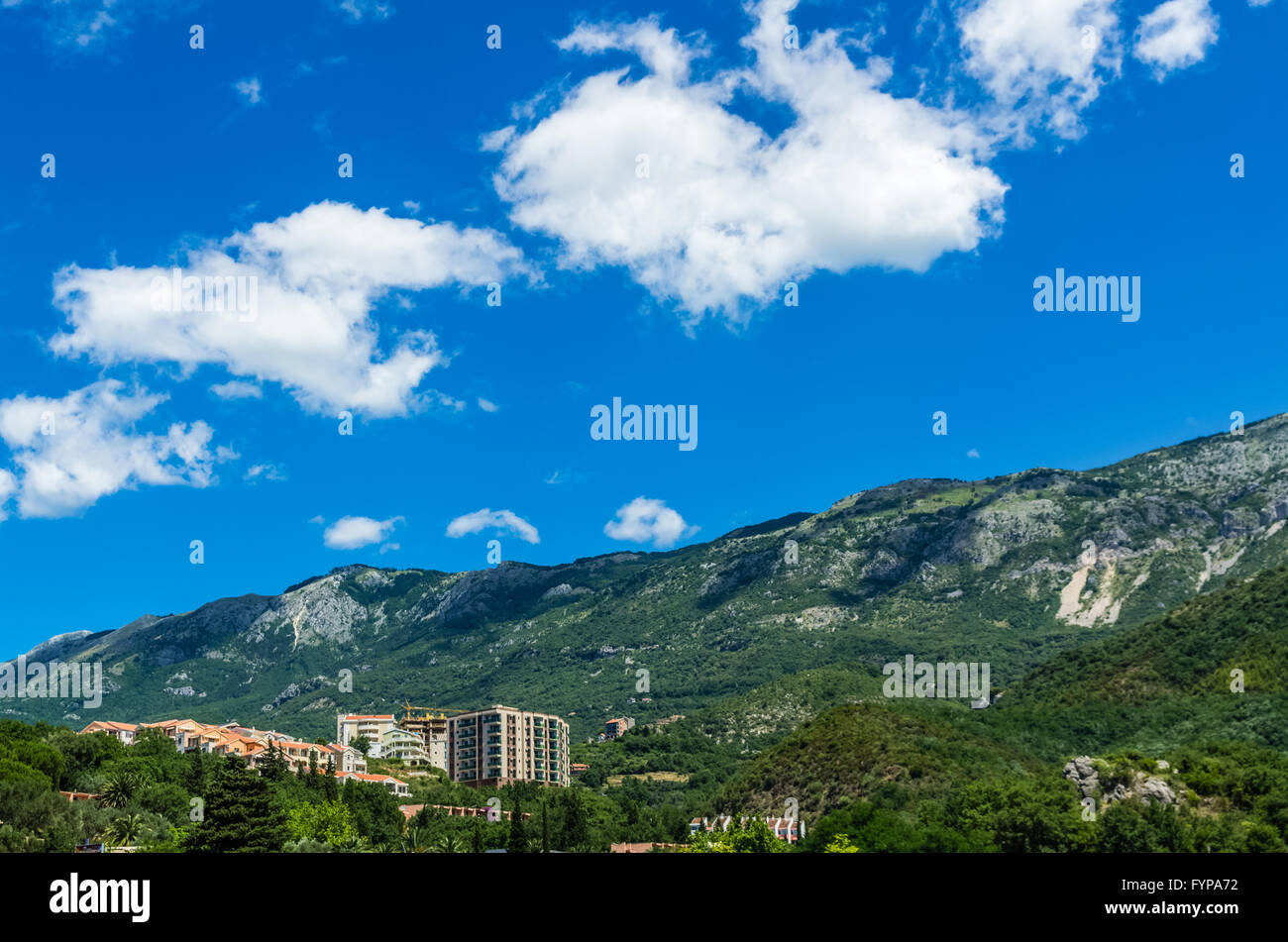 Landscape view on mountain in Montenegro Stock Photo - Alamy