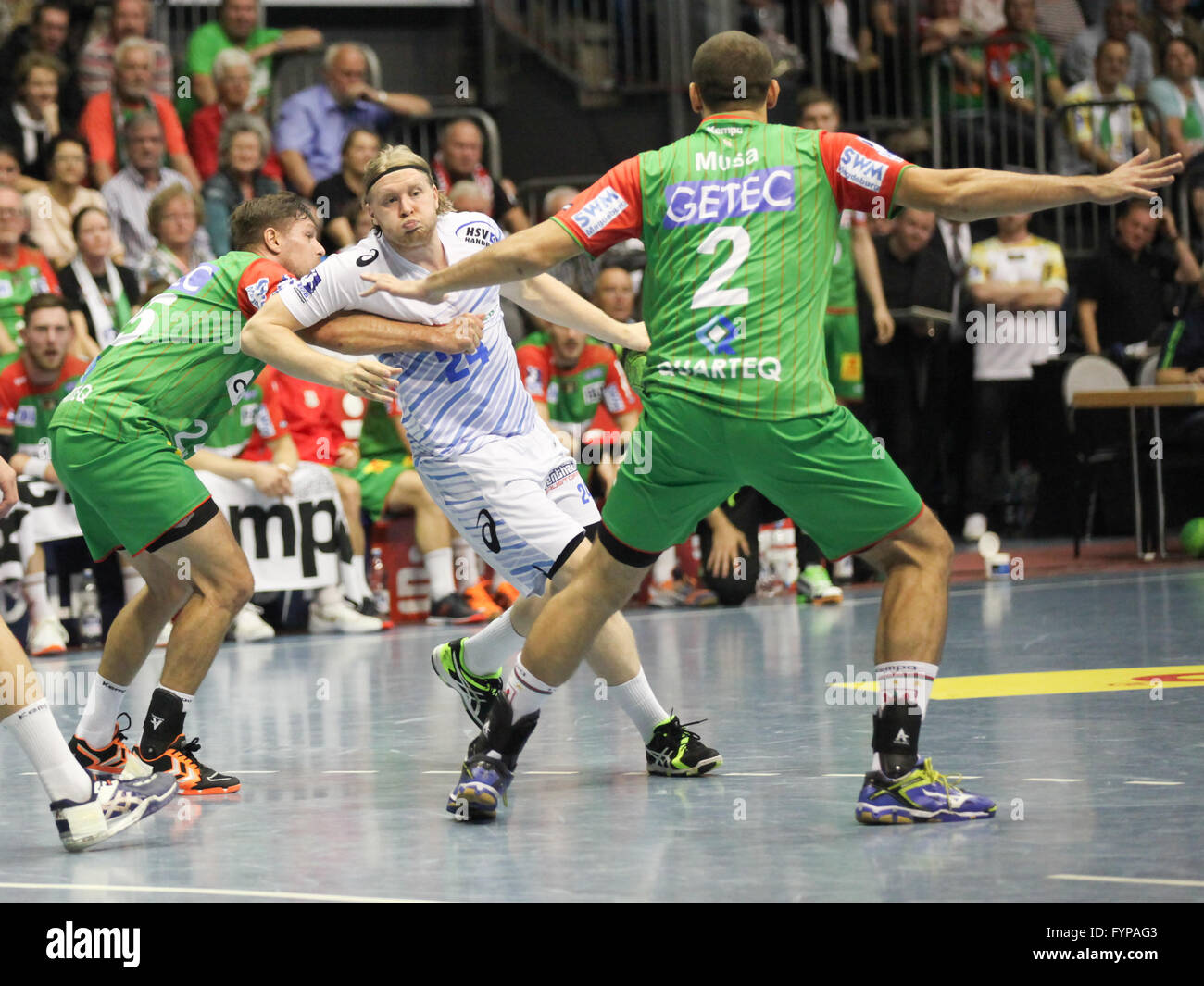 SC Magdeburg - HSV Handball Stock Photo - Alamy