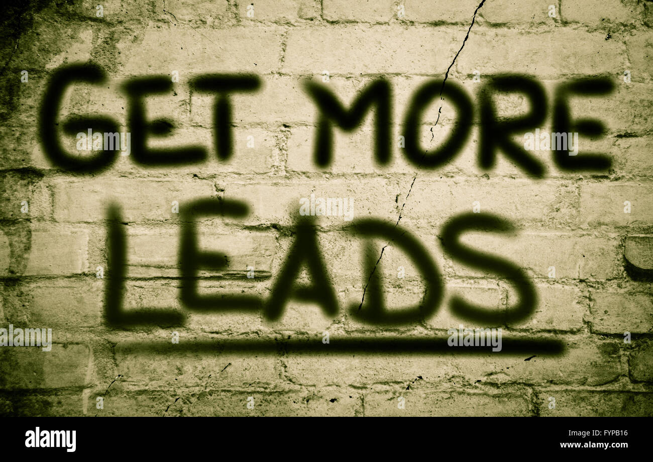 Get More Leads Concept Stock Photo - Alamy Get More Leads Concept Stock Photo - Alamy