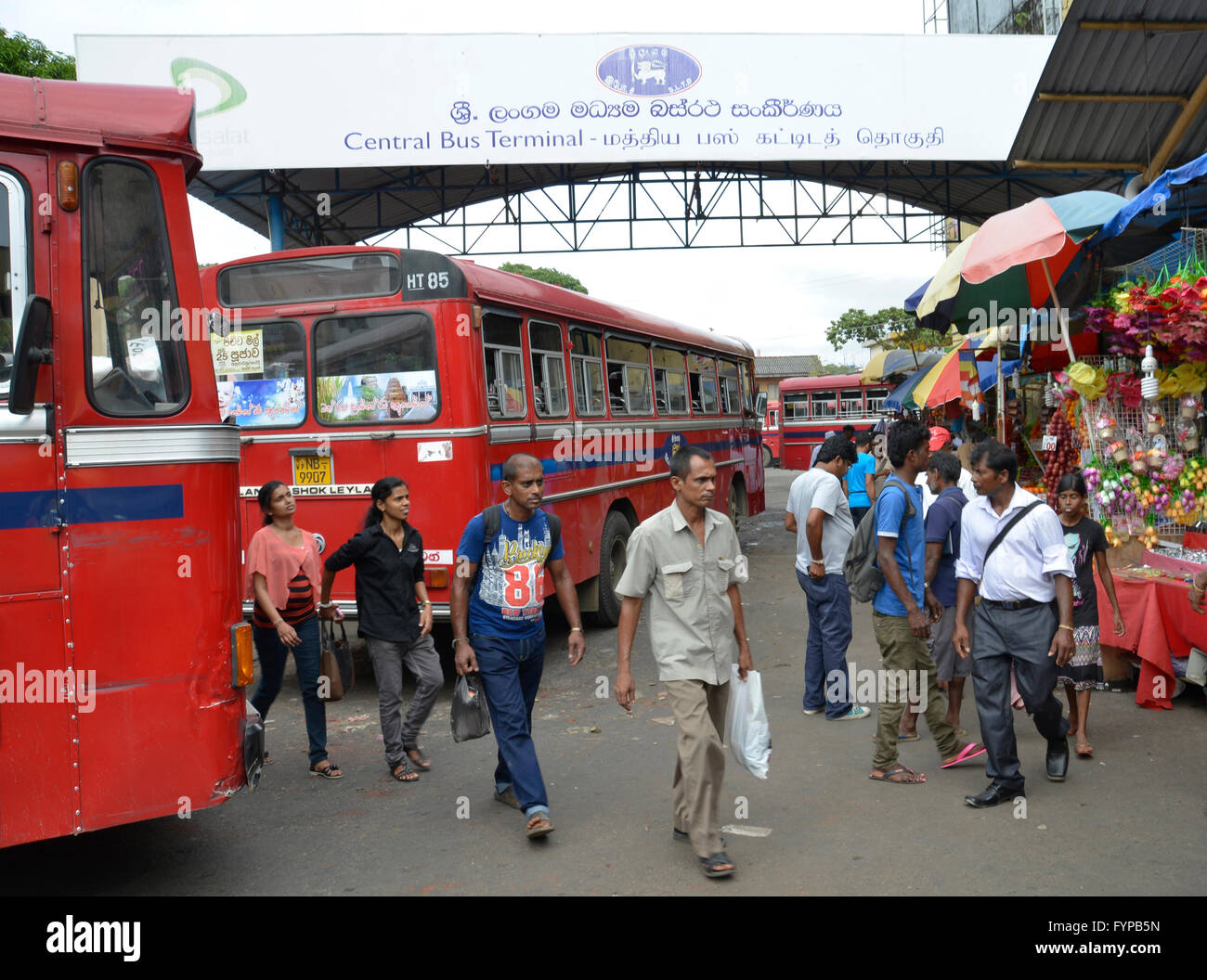 Busbahnhof, Fort, Pettah, Colombo, Sri Lanka Stock Photo - Alamy