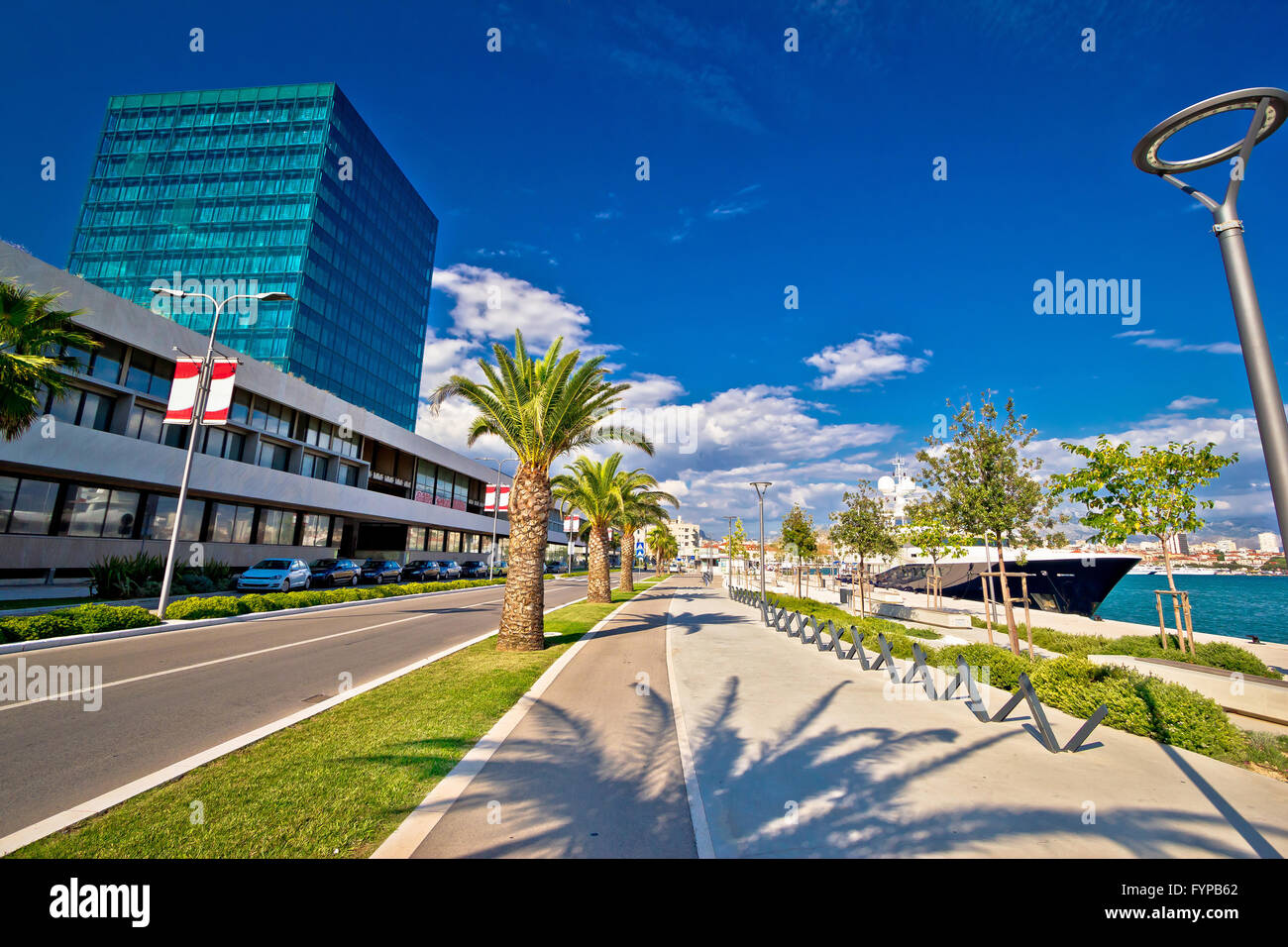 City of Split west coast view Stock Photo - Alamy