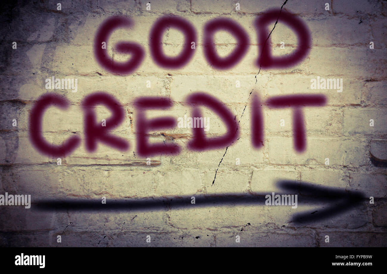 Good Credit Concept Stock Photo - Alamy