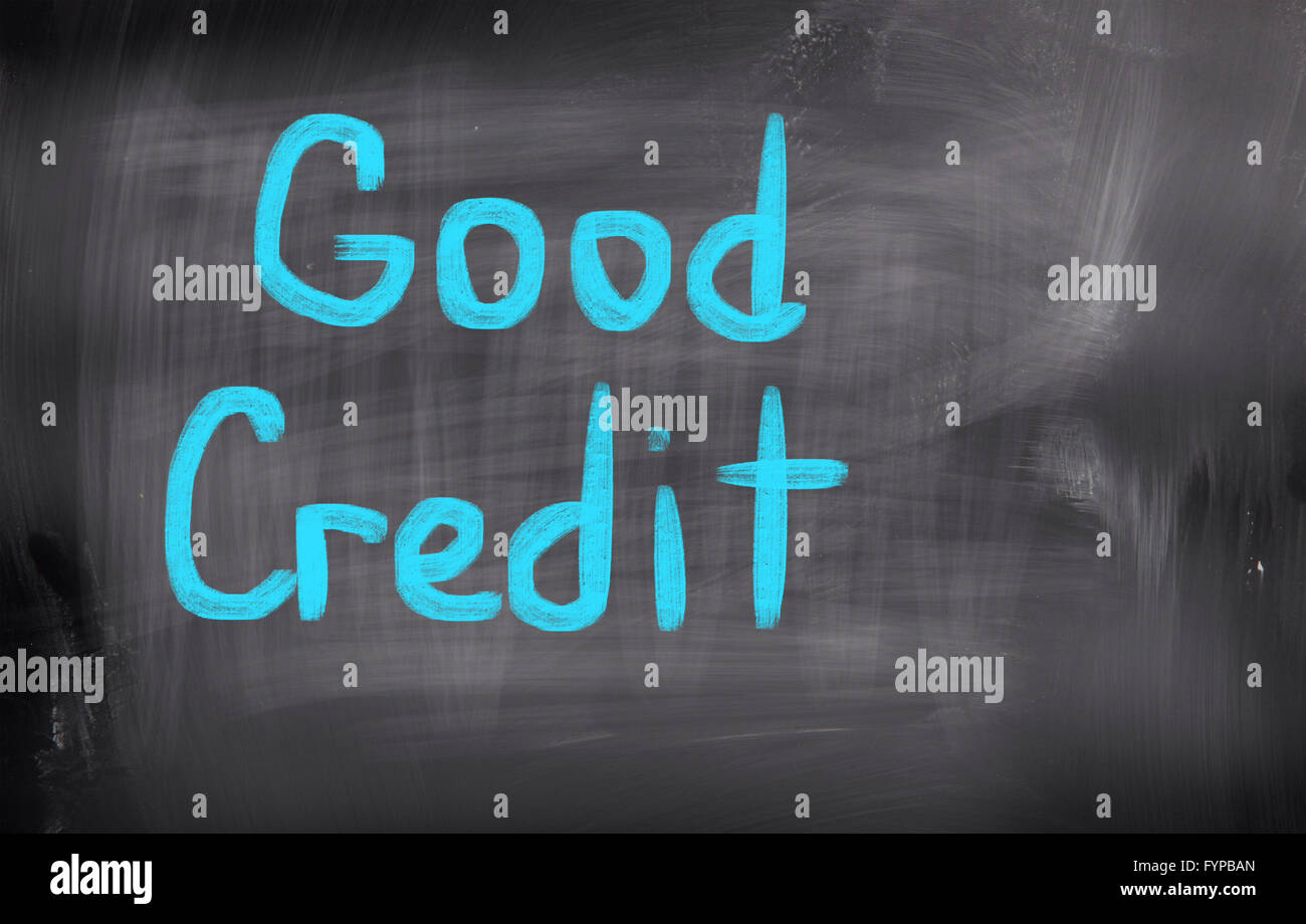 Good Credit Concept Stock Photo - Alamy