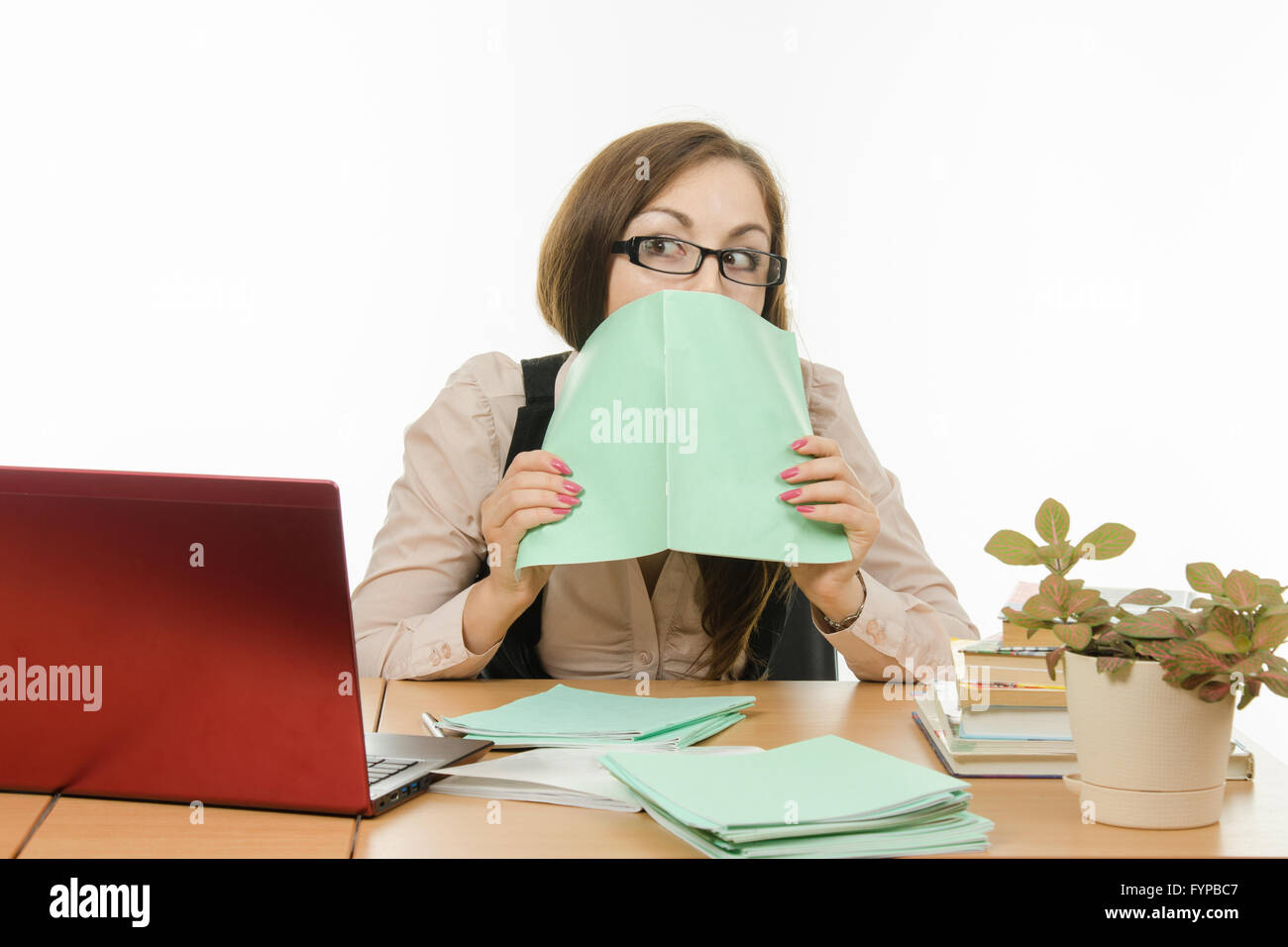Scared teacher hi-res stock photography and images - Alamy
