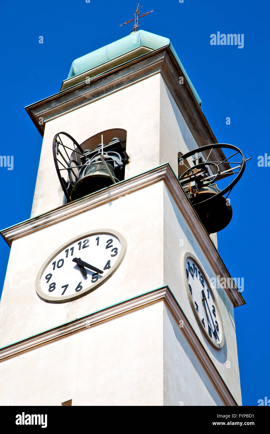 ancien clock tower in bell Stock Photo - Alamy