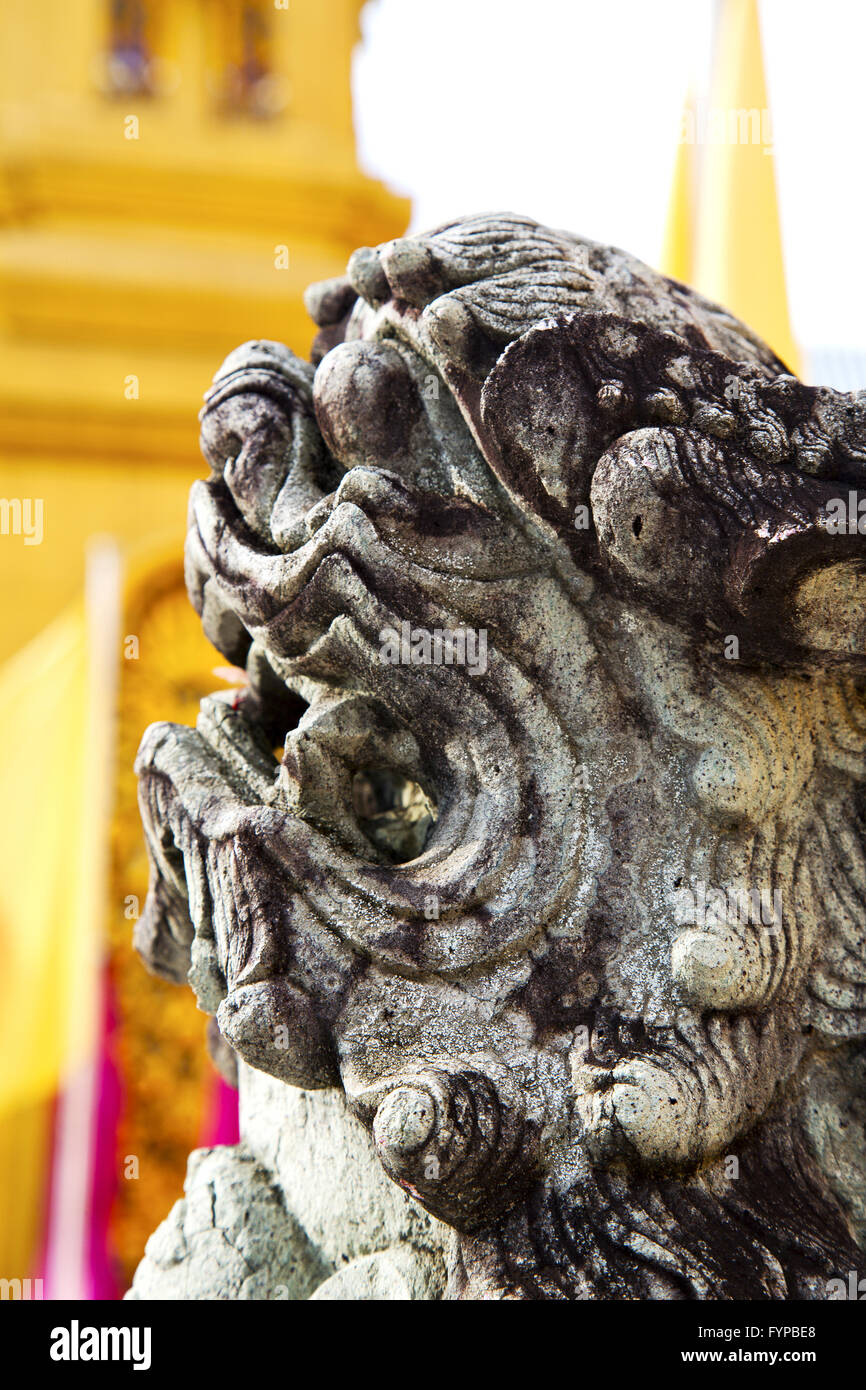 demon the temple thailand warrior monster Stock Photo - Alamy