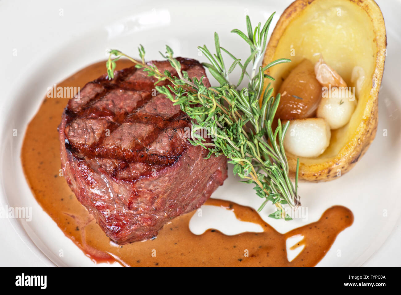 Cooked beef steak organic hi-res stock photography and images - Alamy