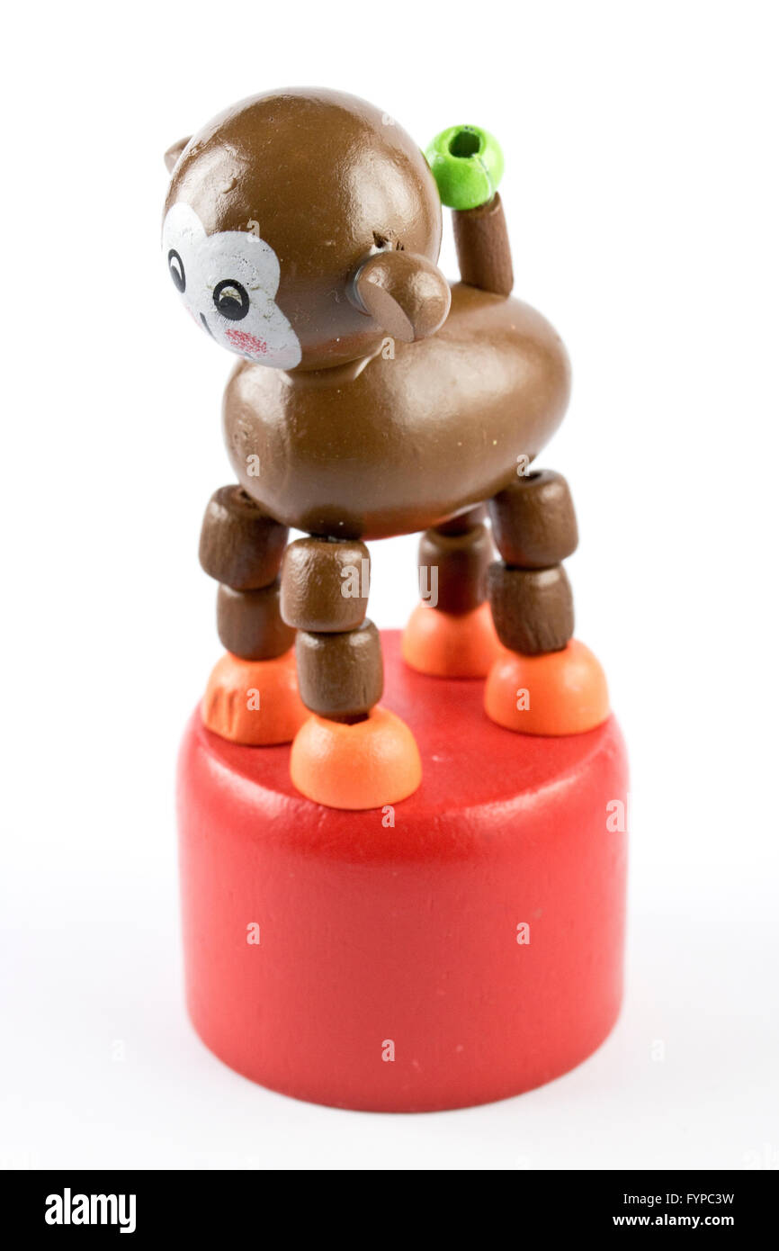 Vintage toy monkey hi-res stock photography and images - Alamy