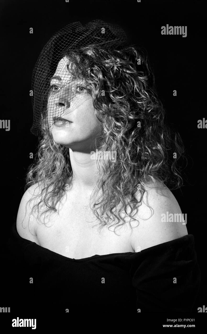 Portrait 1990s Black and White Stock Photos & Images - Alamy