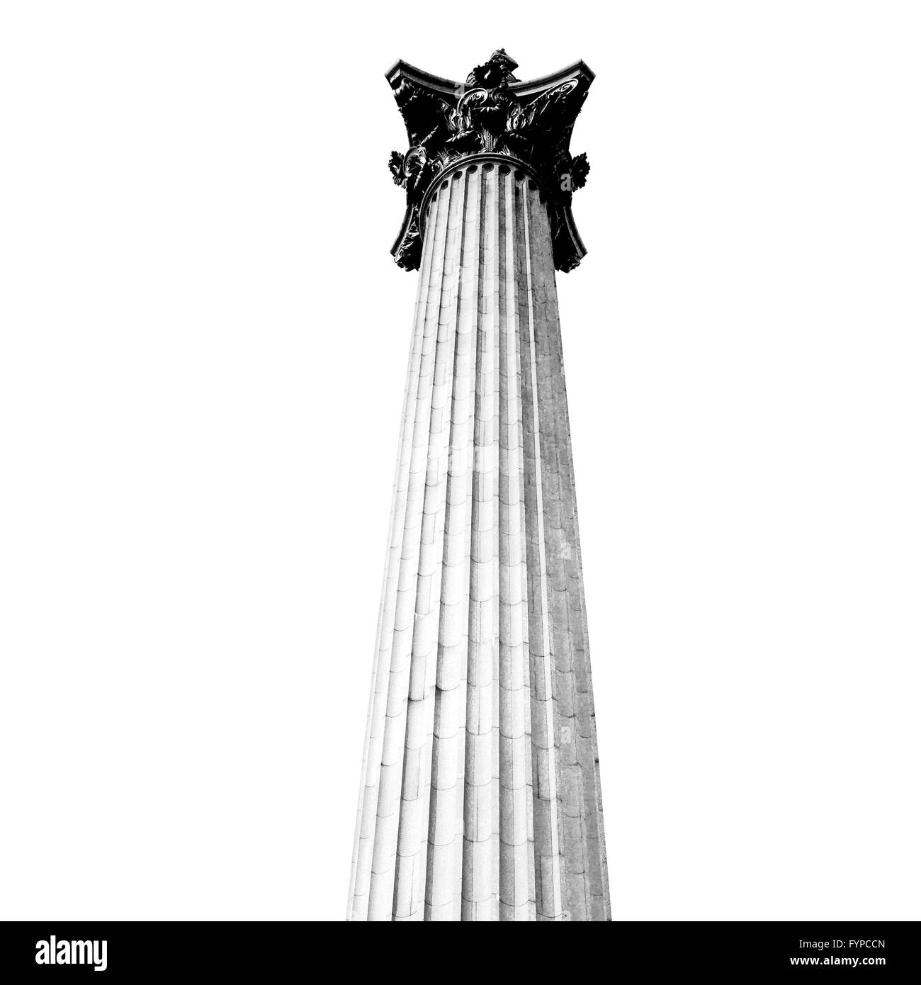 column in london england old architecture and sky Stock Photo - Alamy