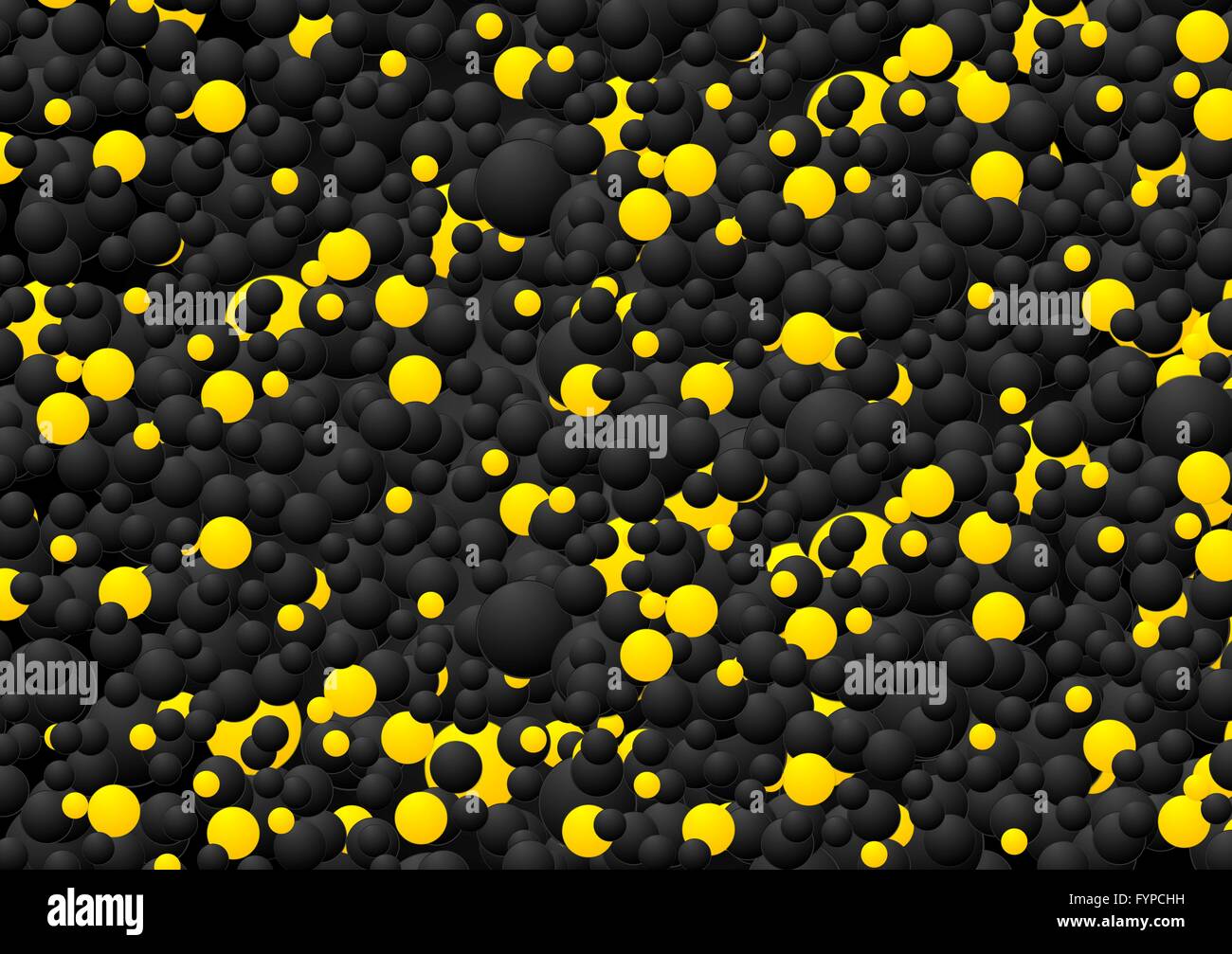 Black and yellow contrast circles design Stock Photo - Alamy