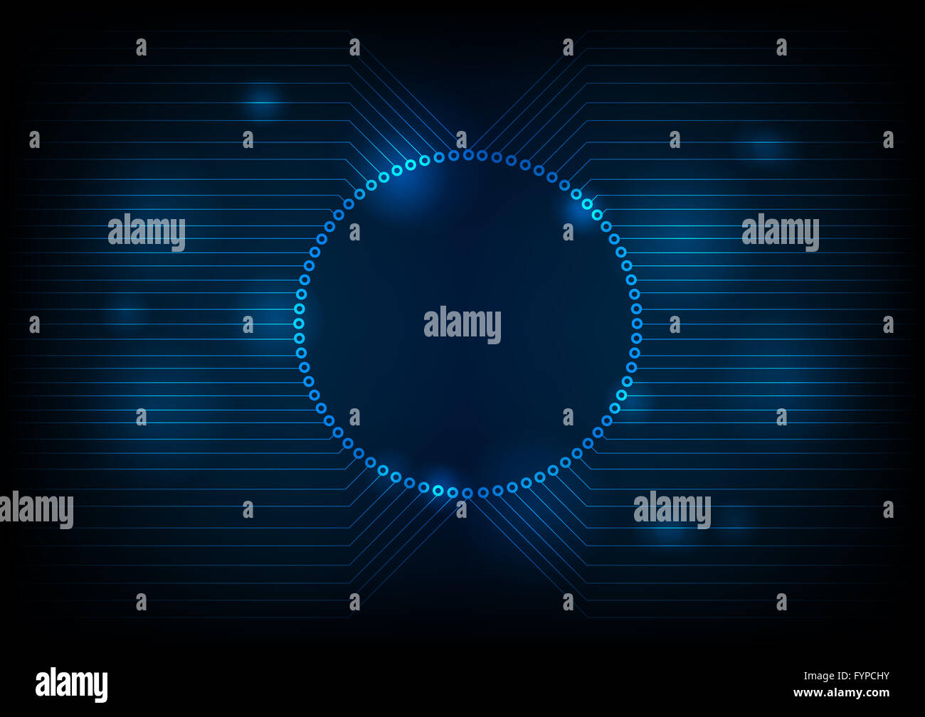 Dark technology circuit board design Stock Photo - Alamy