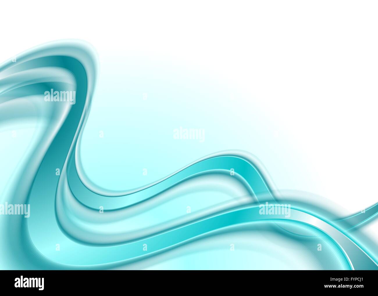Bright blue waves abstract vector background Stock Photo - Alamy