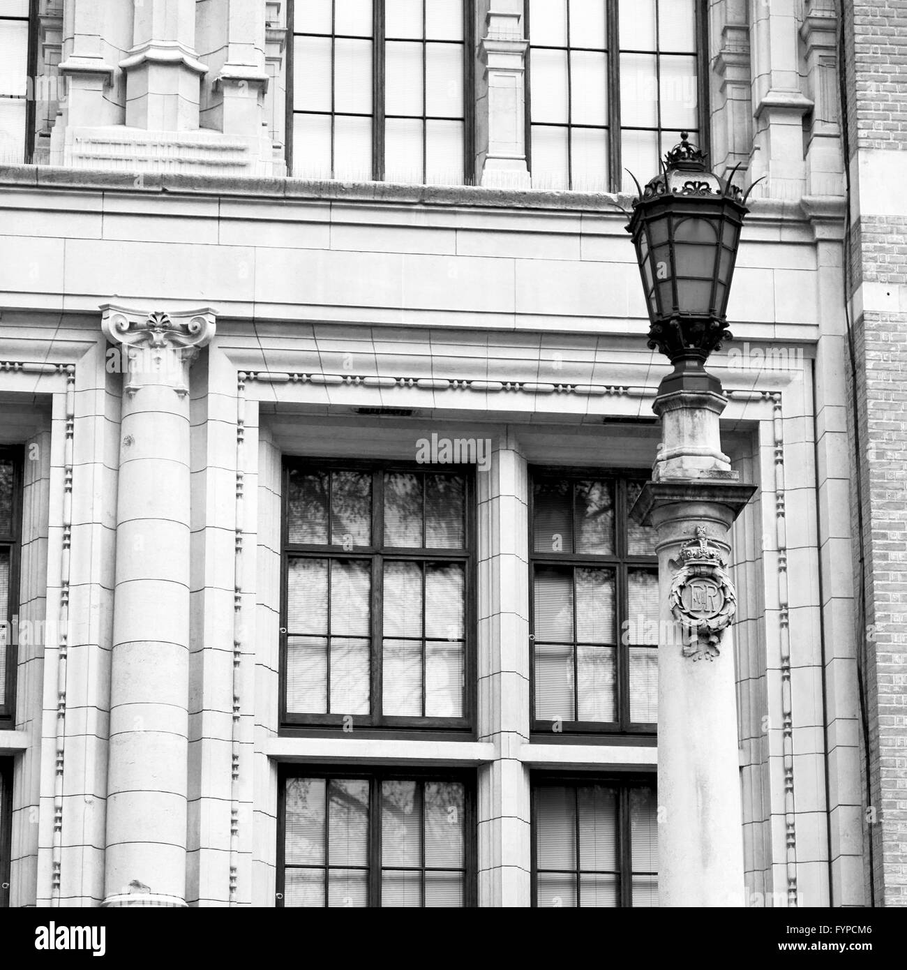 old windon in england london brick and glass the wall Stock Photo - Alamy