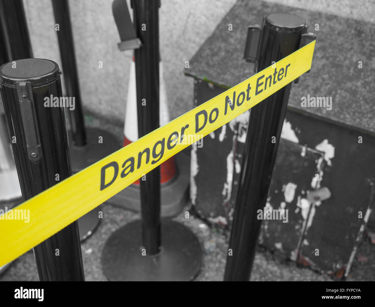 Danger do not enter sign Stock Photo - Alamy