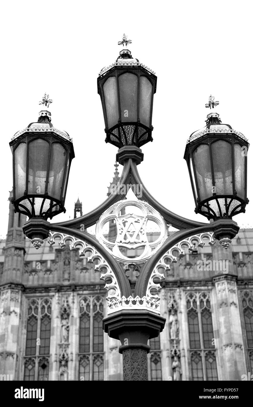 Old street lighting london Black and White Stock Photos & Images - Alamy