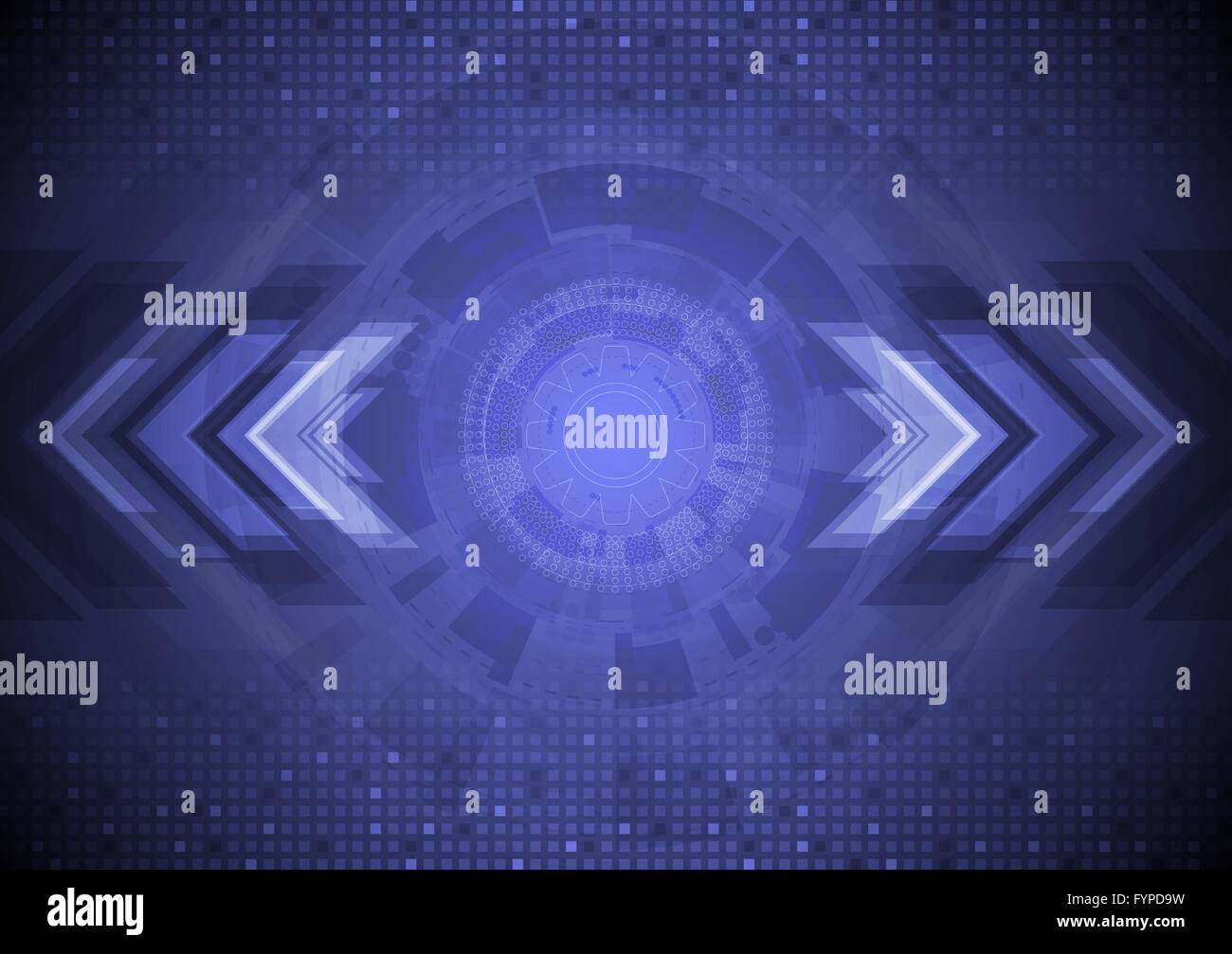 Abstract blue tech background Stock Photo - Alamy